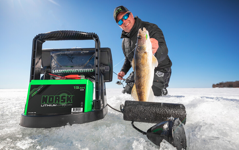 The Best 15Ah Lithium Ice Fishing battery - Norsk Lithium