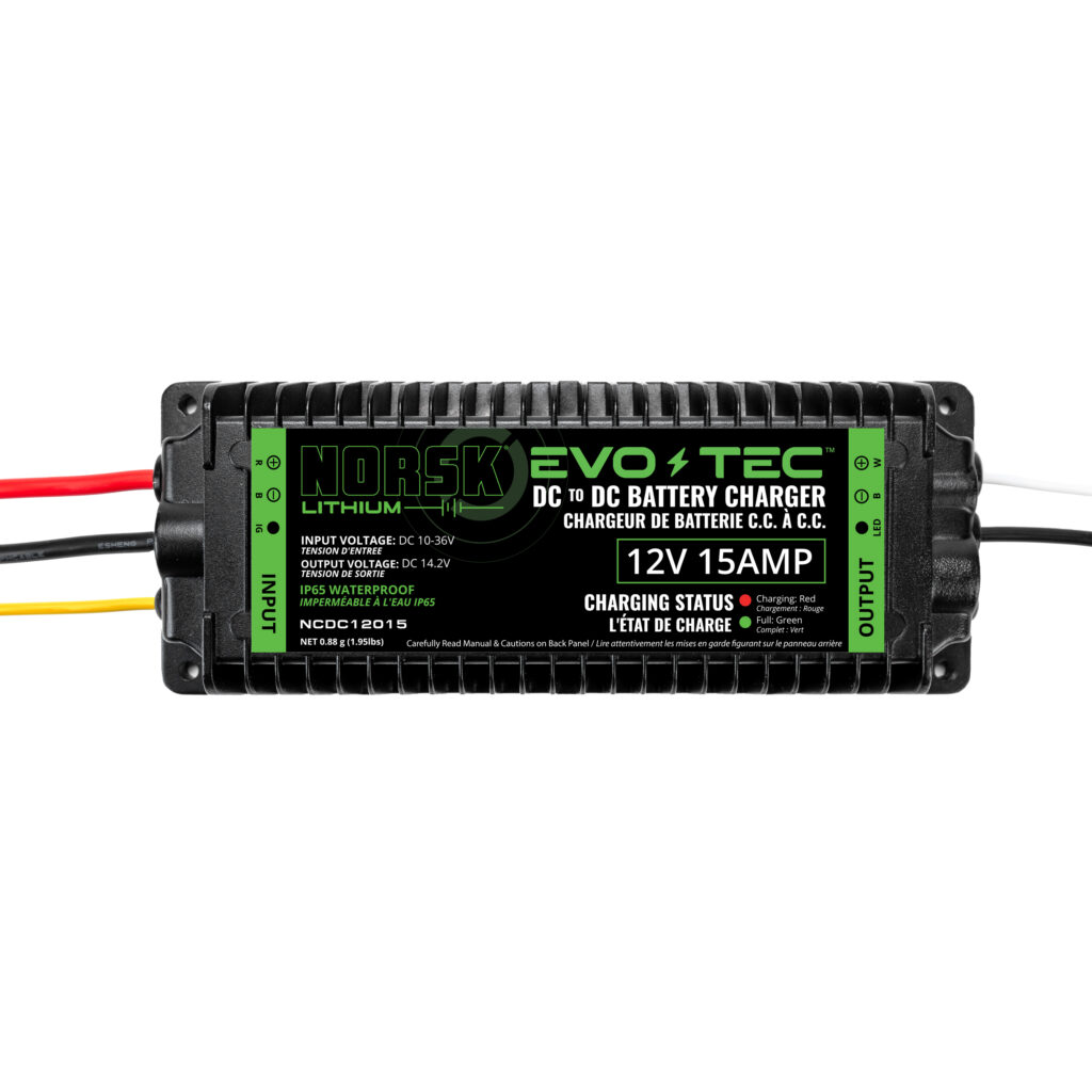 EVO-TEC™ 12V 15A DC to DC Charger - Norsk Lithium