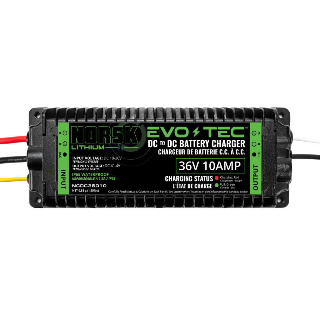 EVO-TEC™ 36V 10A DC to DC Charger - Norsk Lithium